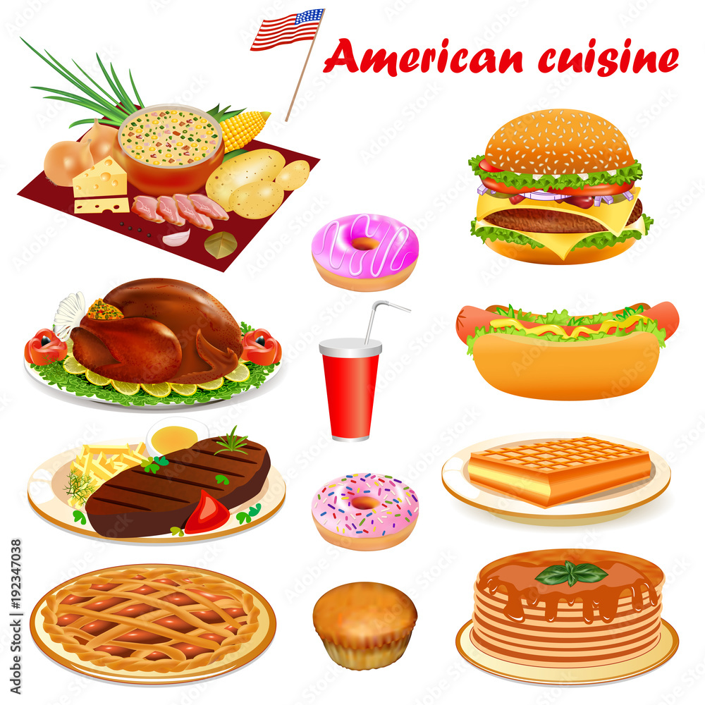 American Food Clip Art