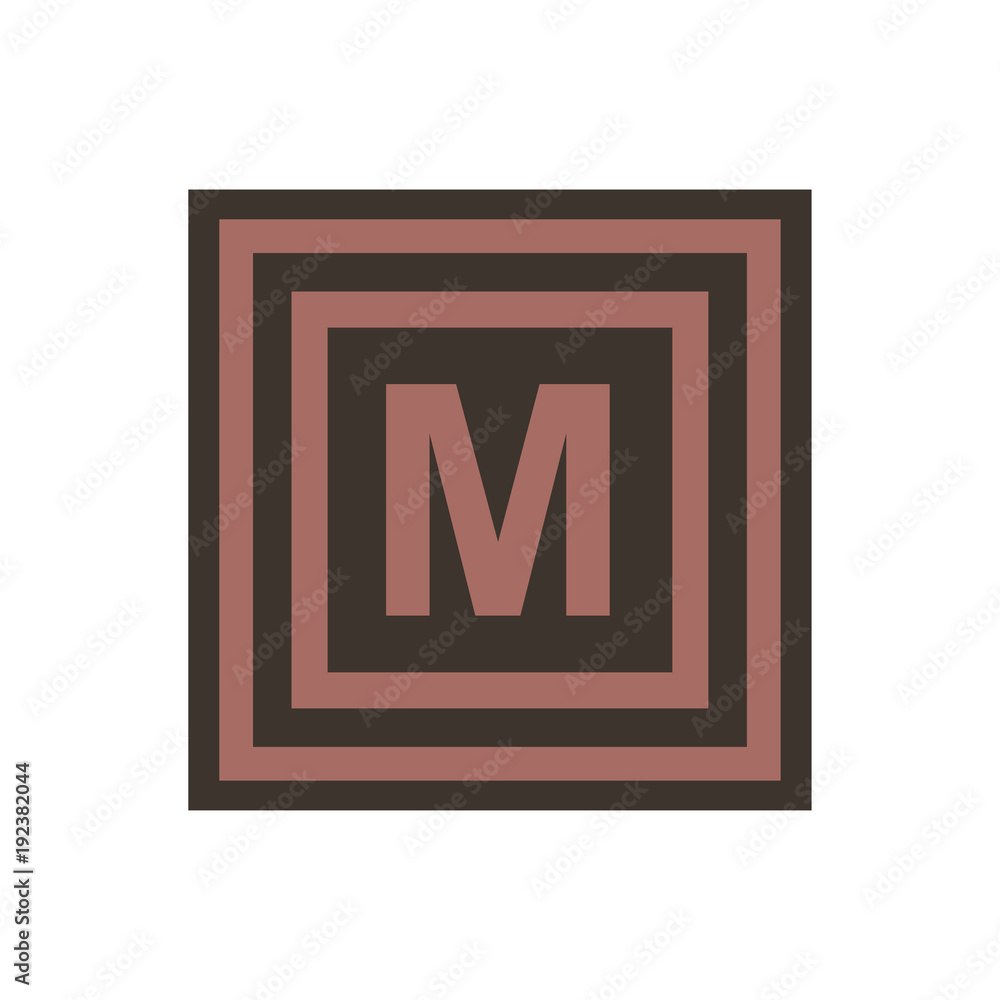 Vector symbol of letter Mu or M from the Greek alphabet Stock Vector ...
