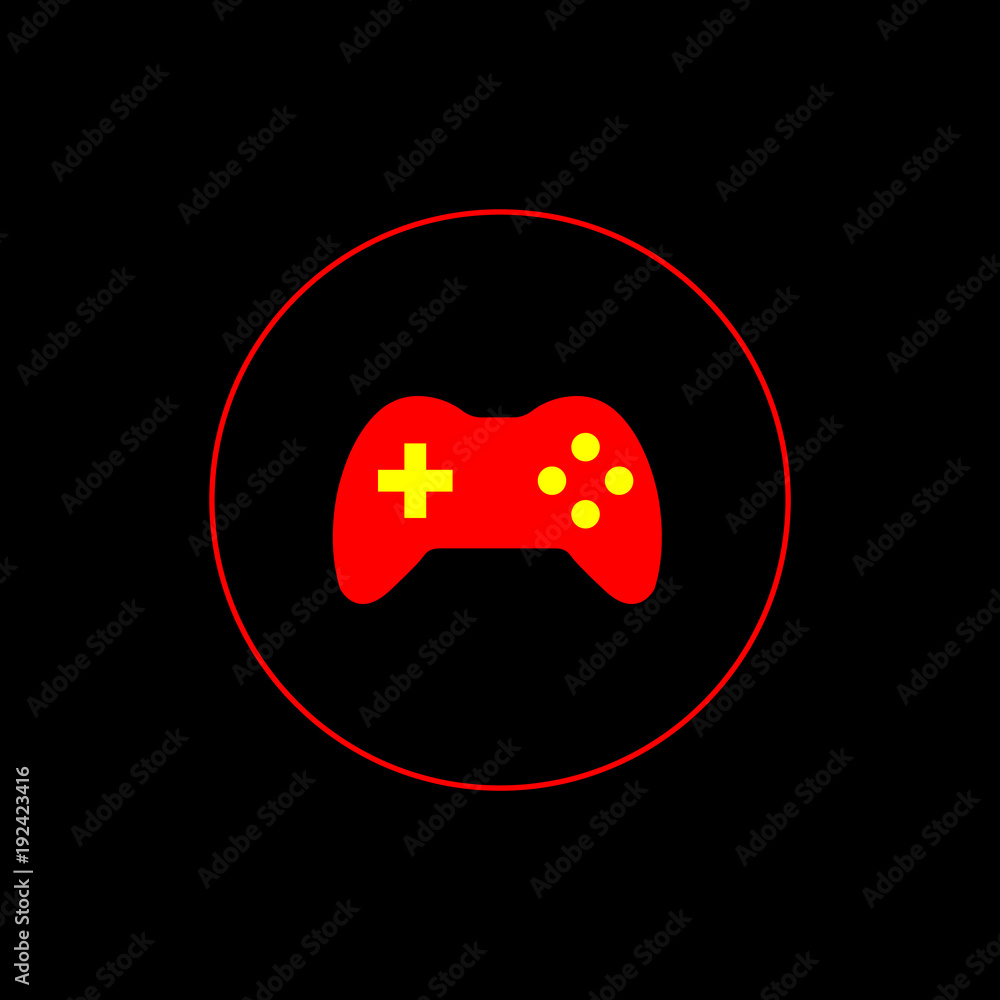 Joystick logo, gaming logo , for games Stock Photo | Adobe Stock