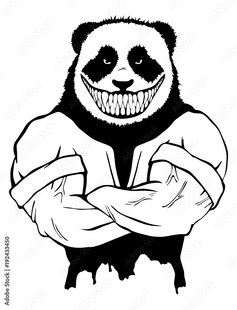 Evil Panda Cartoon