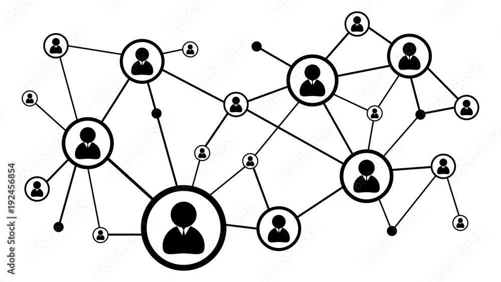 Social networking chart/graphic. Connections between people. Isolated ... Social networking chart/graphic. Connections between people. Isolated ...
