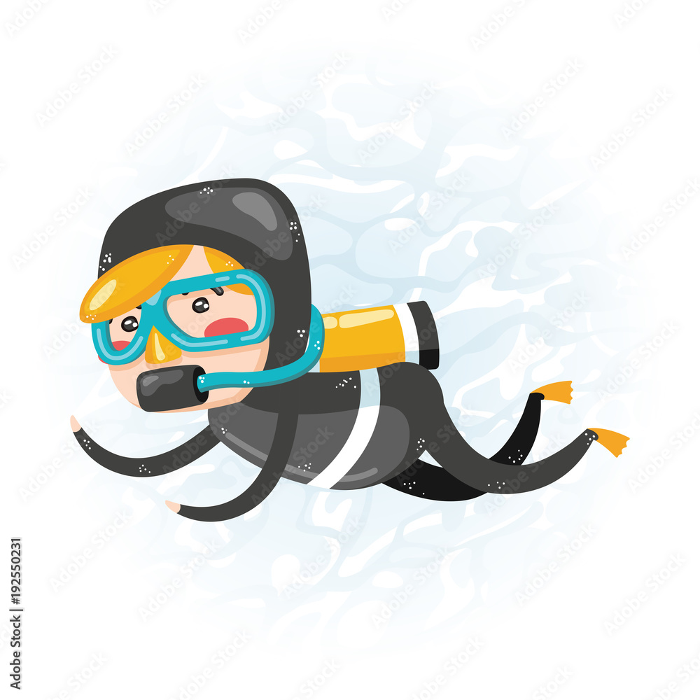 Clipart Diver Scuba