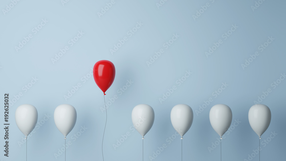 Von der Masse absetzen als Konzept Stock Illustration | Adobe Stock