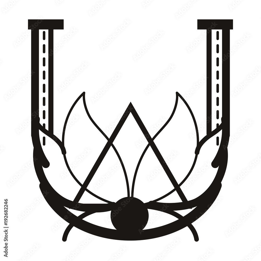 Sacred Ancient Geometry font Stock Illustration | Adobe Stock