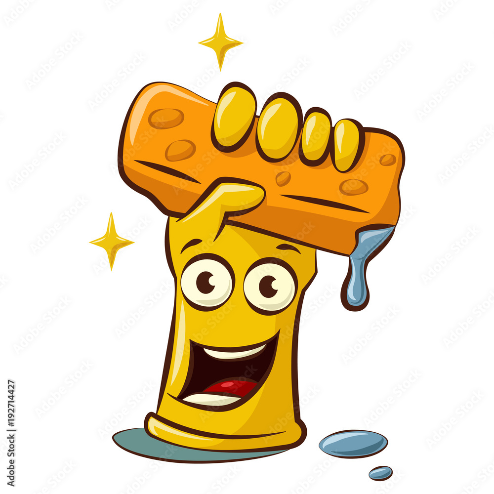 Yellow Cartoon Gloves
