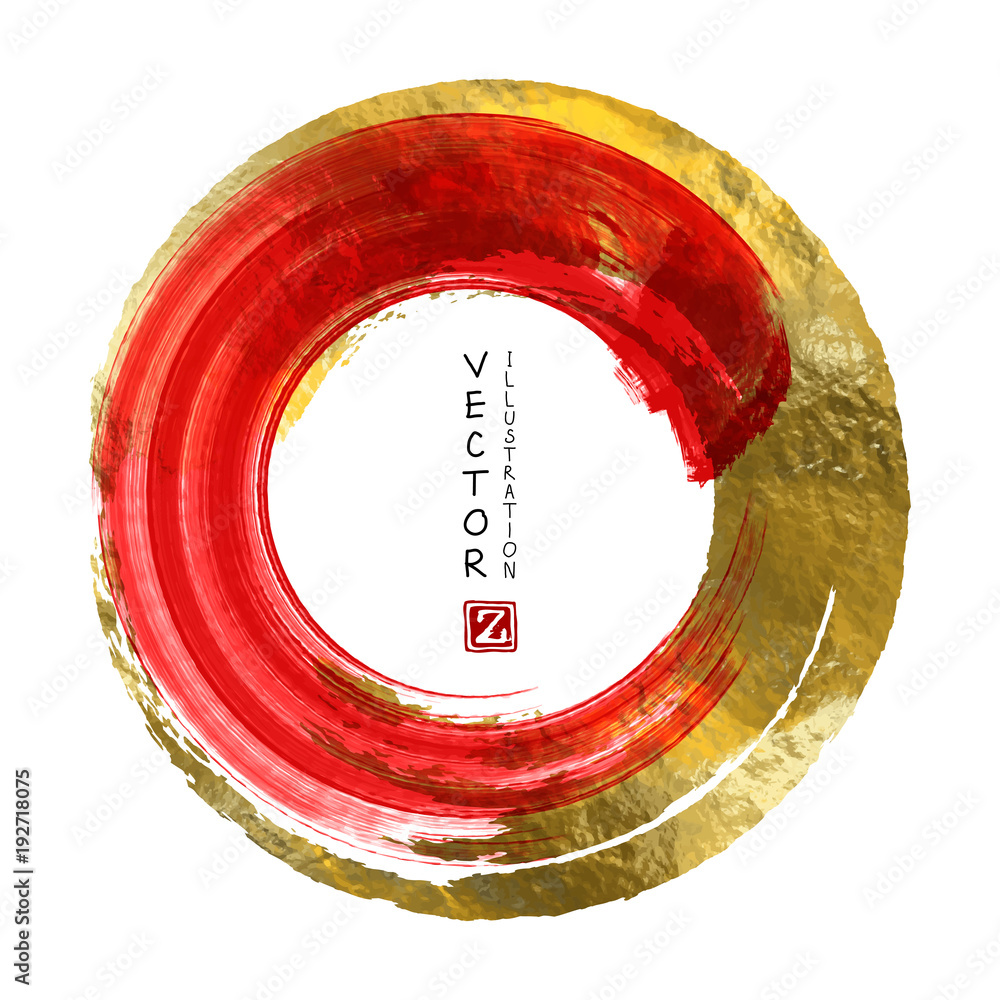 Vector Red and Gold Design Templates Stock Vector | Adobe Stock