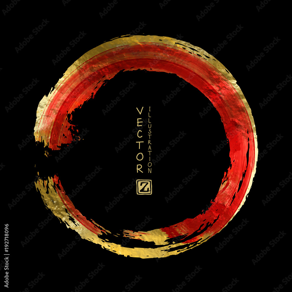 Vector Red and Gold Design Templates Stock Vector | Adobe Stock