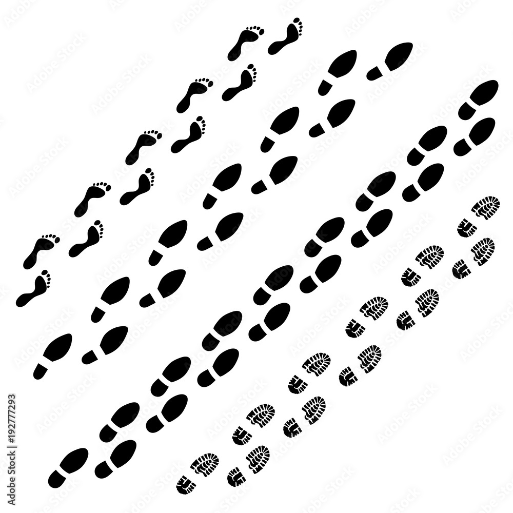 Shoe Steps Clipart