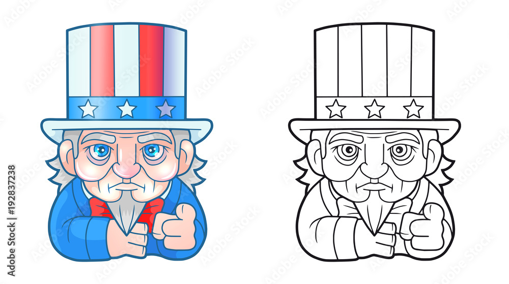 Uncle Sam Cartoon Drawing