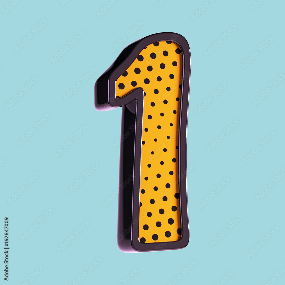 Number 1 Comic Book Font