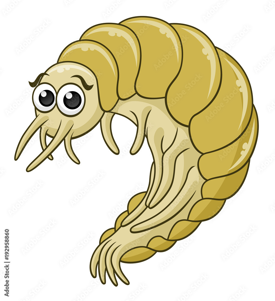 Cartoon gammarus Stock Vector | Adobe Stock