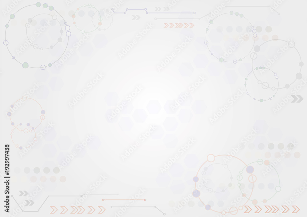 Vector infographic template. Technology background. Vector circuit ...