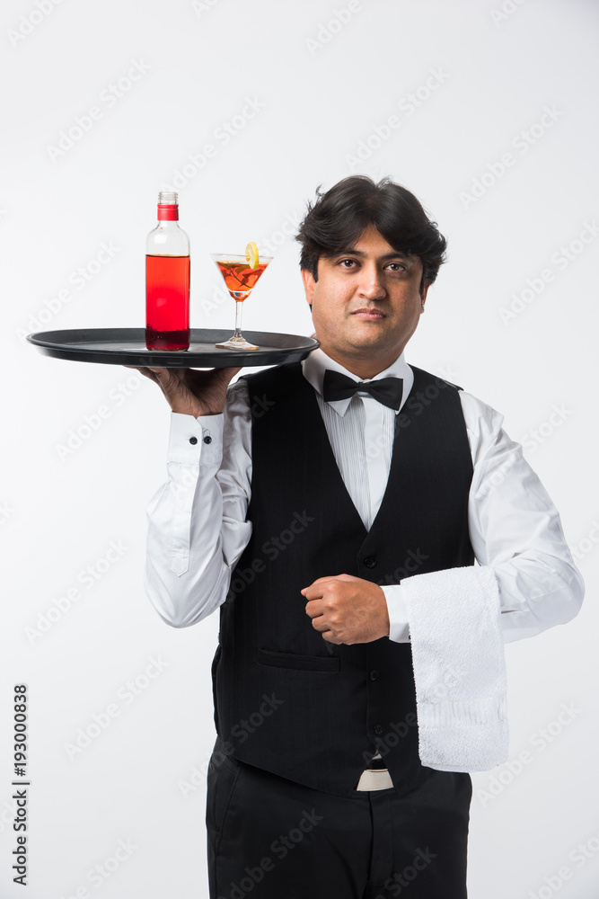 Bartender White Background