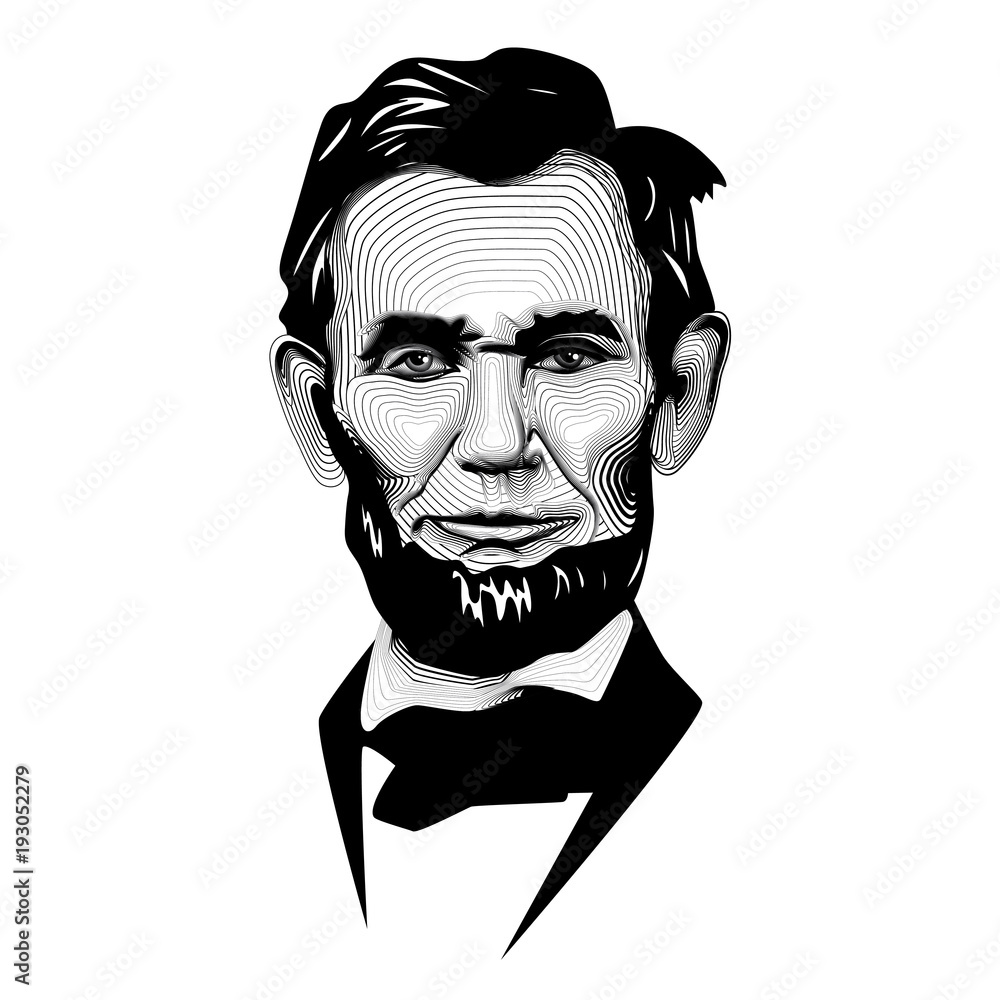 Abraham Lincoln Face Clip Art
