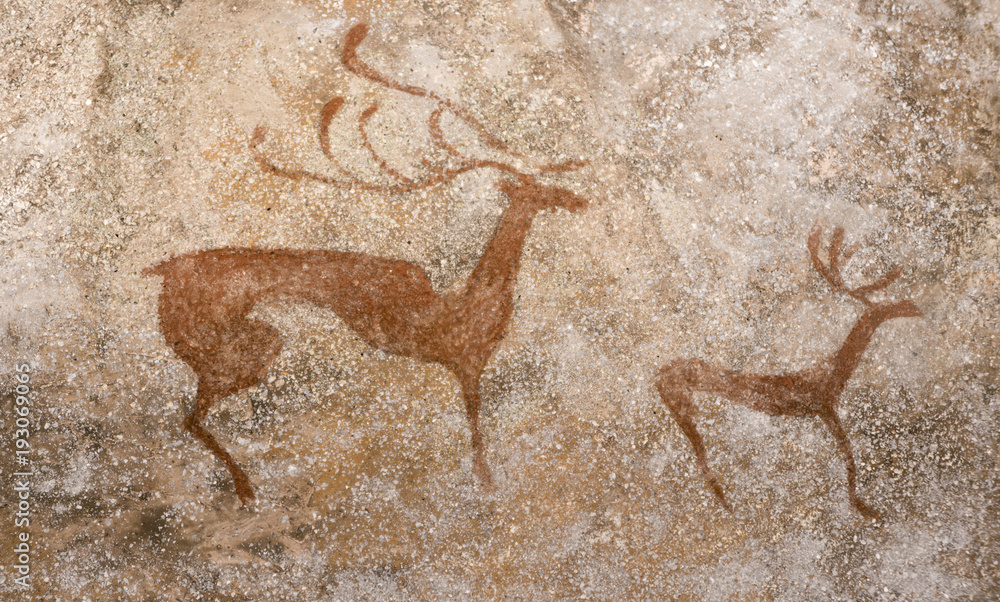 Prehistoric Cave Paintings Deer