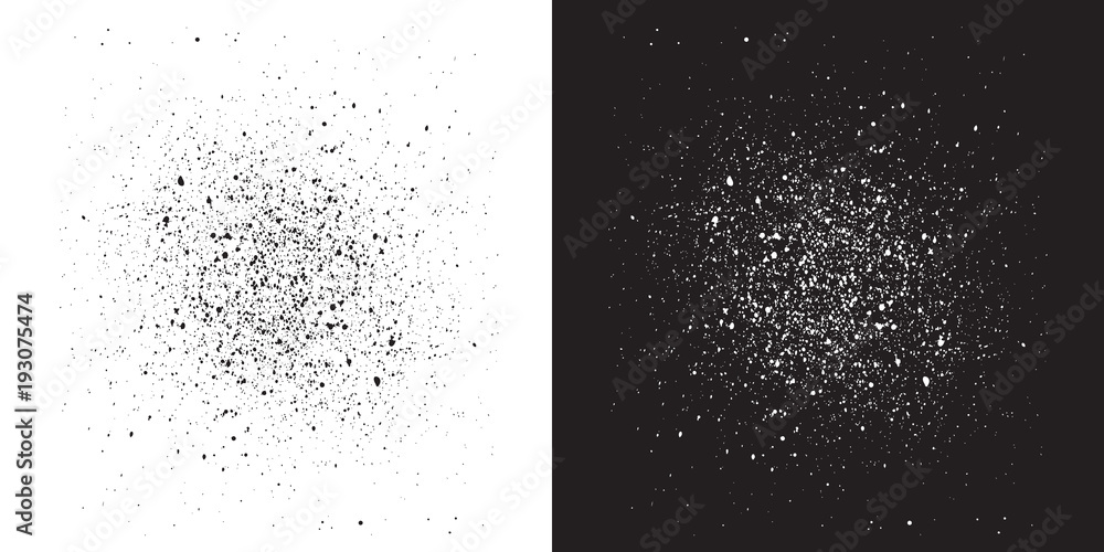 Black and White paint stains overlay vector texture Stock Vector ...