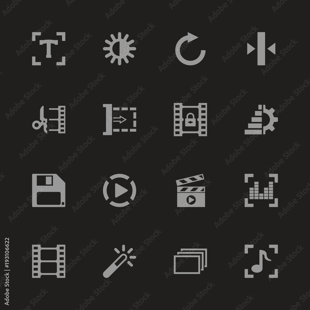 Video Editing Symbols