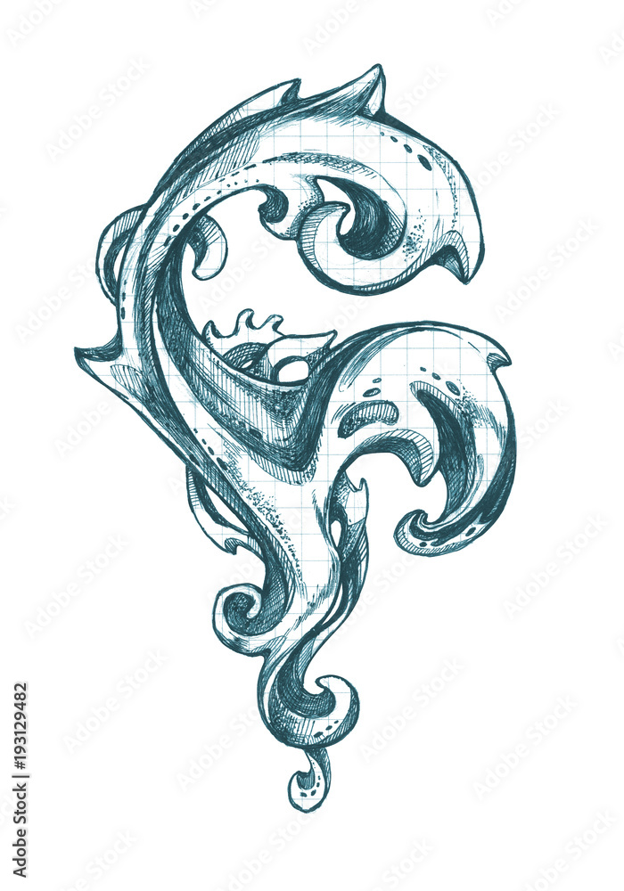 Victorian Style Frame Tattoos