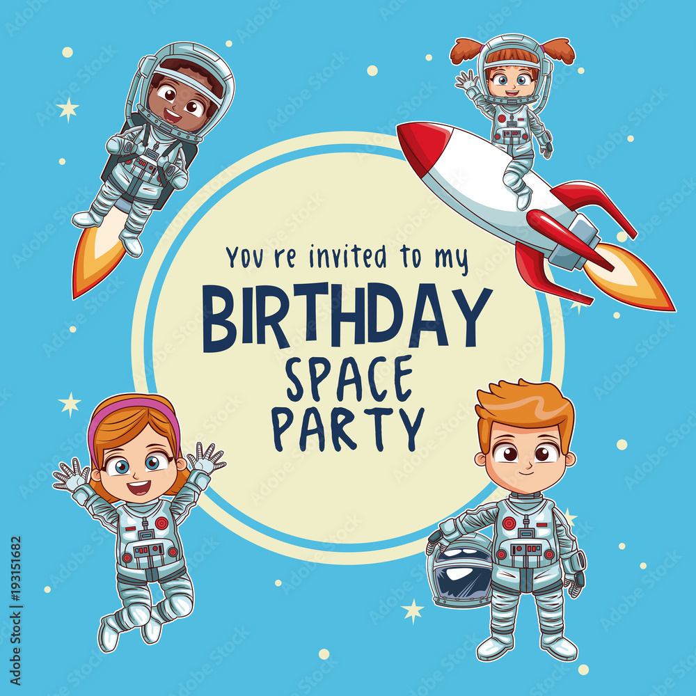 Graphic Design Birthday Invitation