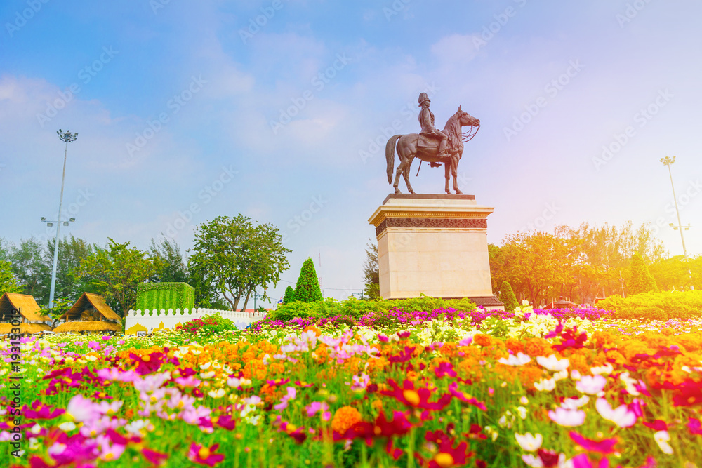 King Rama V Monument - Equestrian statue of Chulalongkorn the Great is ...