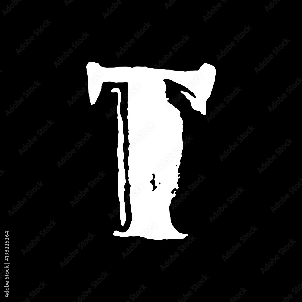Grunge Font T