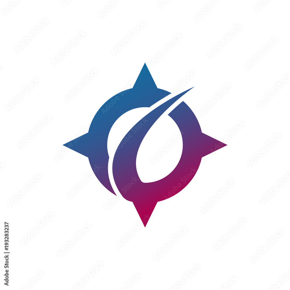 Logo Compass Stock Vector | Adobe Stock