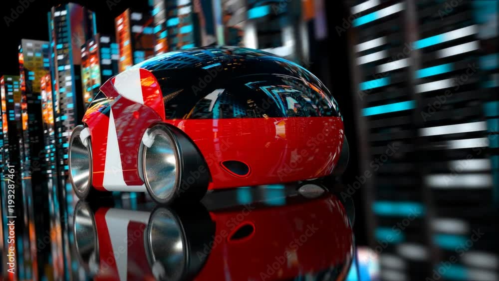 Vidéo Stock Car racing - 3D Animation | Adobe Stock