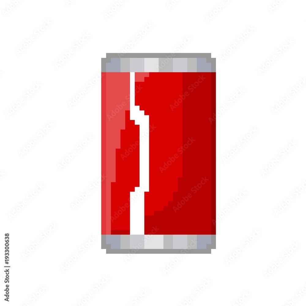 soda pixel art icon drink Stock Illustration | Adobe Stock