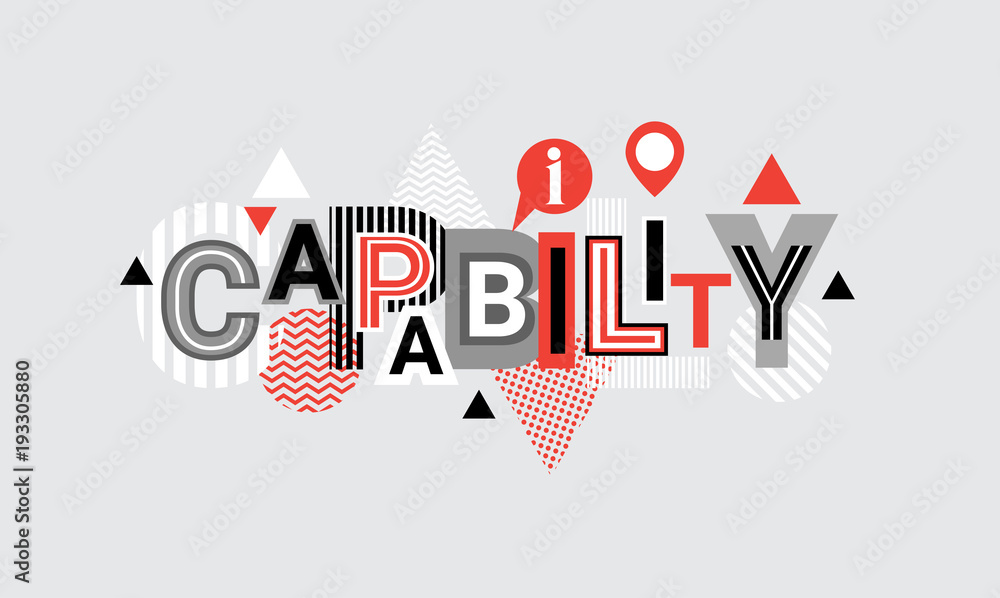 Capability Business Learning Web Banner Abstract Template Background ...