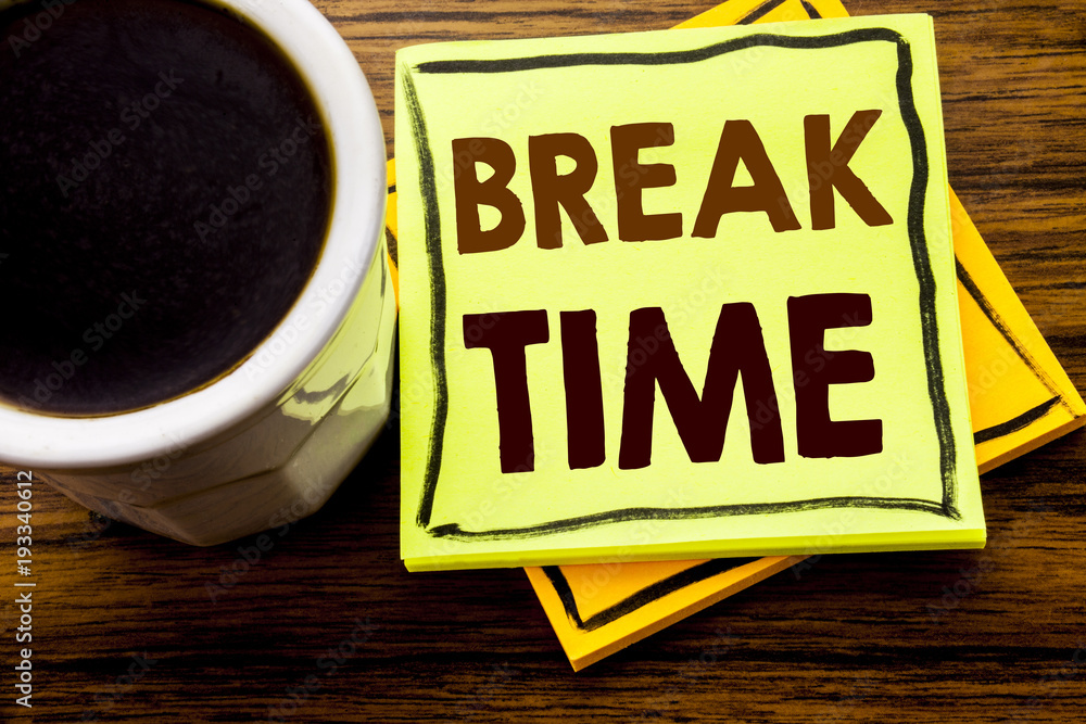 Coffee Break Time At Work