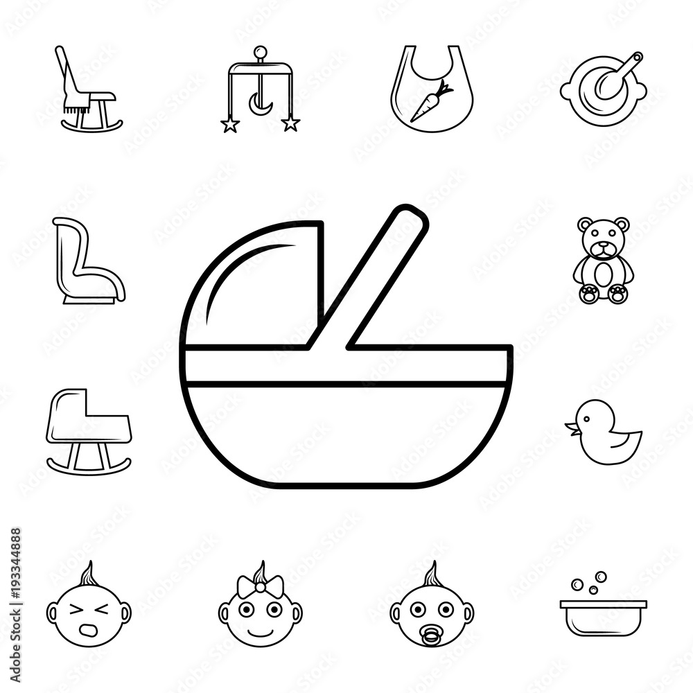 baby vector iconss. Set of baby element. Premium quality graphic design ...