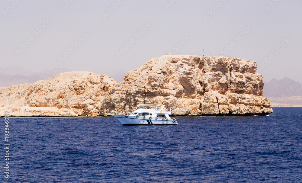Egypt, the Red Sea, the southernmost point of Sinai, Ras Mohammed, cape ...