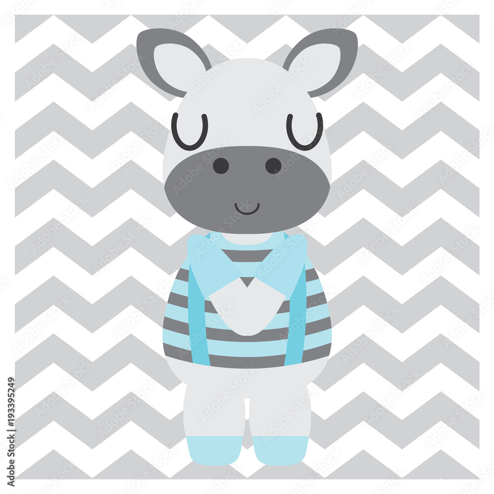 Baby Boy Zebra Clipart