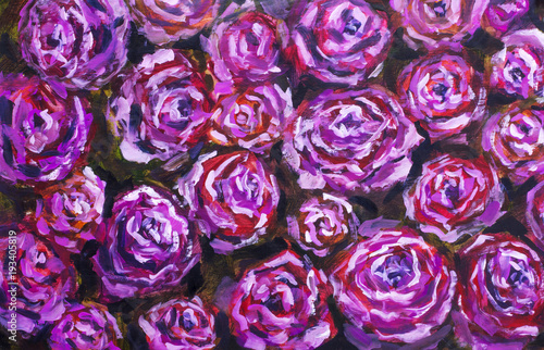 Red Violet Flowers