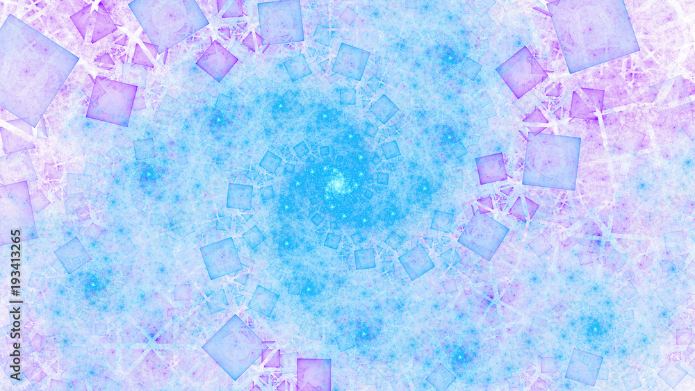 Raleidoscope of time. Vortex of universe. 3D surreal illustration ...