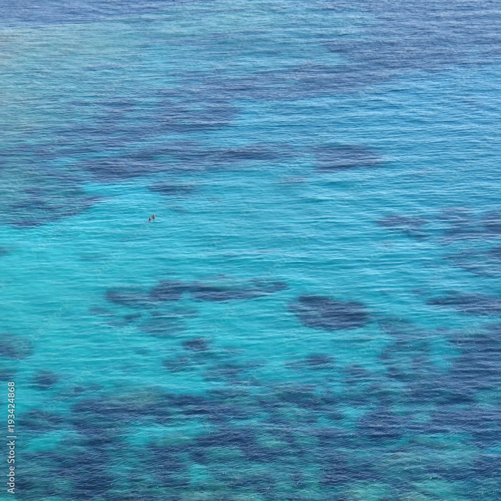 Mediterranea chrystal turqoise blue sea water Stock Photo | Adobe Stock