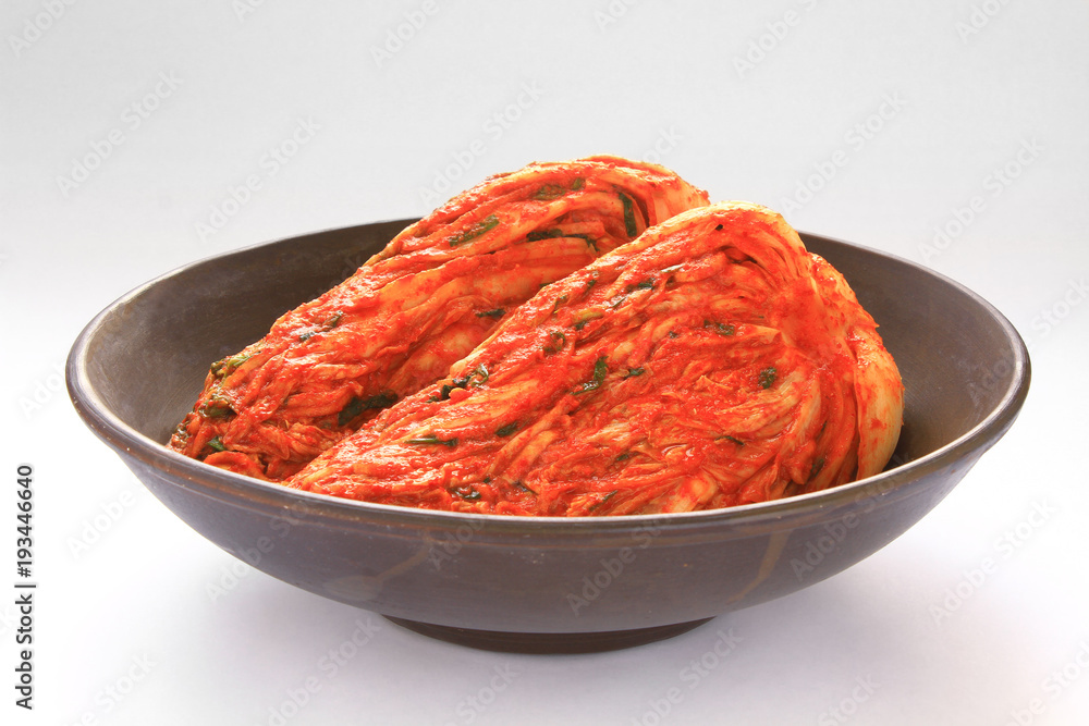 The most famous Korean traditional food Kimchi(napa cabbage). It's a ...
