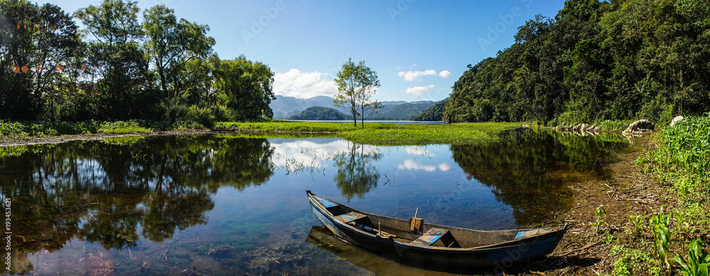 Lake Yojoa in Honduras. Stock Photo | Adobe Stock
