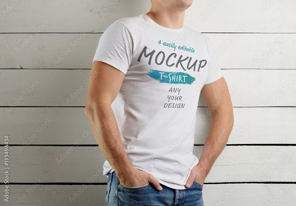 T-shirt Mockup Set Stock Template | Adobe Stock