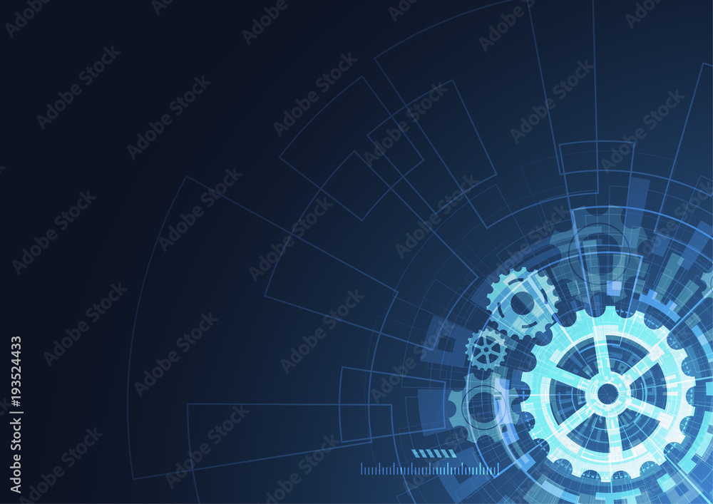 Abstract digital background with technology circuit board texture ...