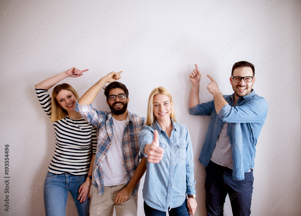 People Looking At A Wall