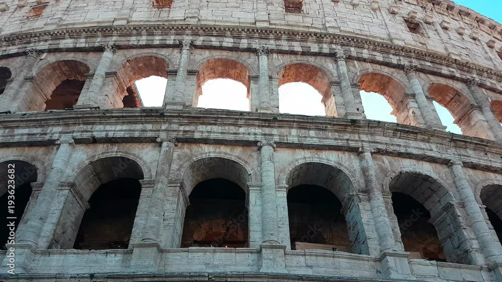 Coliseum Rome Italy - Close Up Timelapse vídeo de Stock | Adobe Stock
