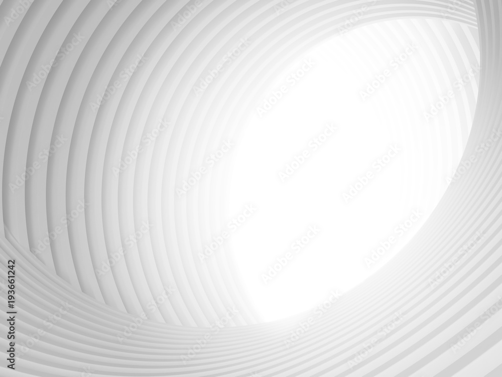 Abstract of white space architecture,Perspective of future design ...