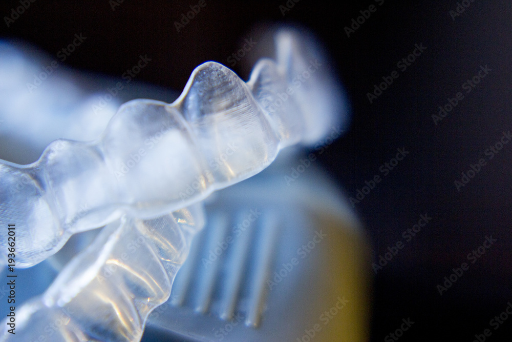 Invisible dental orthodontics Stock Photo | Adobe Stock