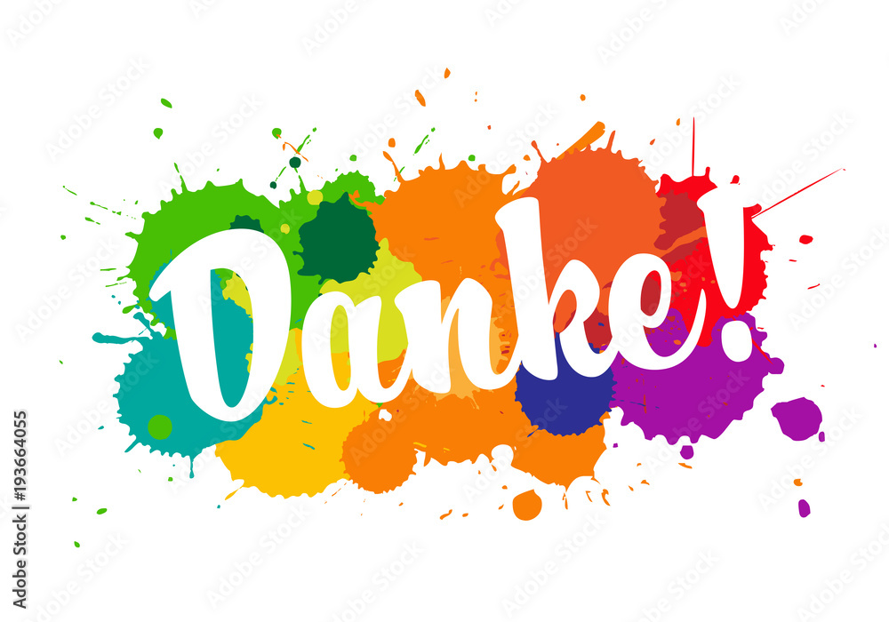 Danke ! Stock-Vektorgrafik | Adobe Stock