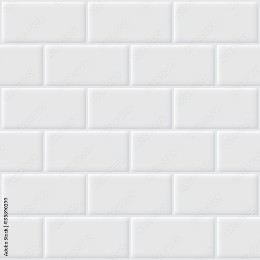 White tile seamless texture or pattern clean surface in top view for ...