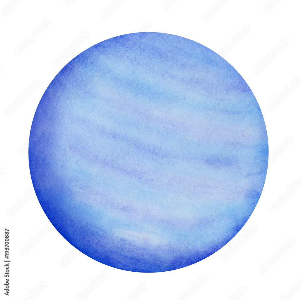 Neptune Planet Paint. Symbol of dreams, subconscious mind, inspiration ...