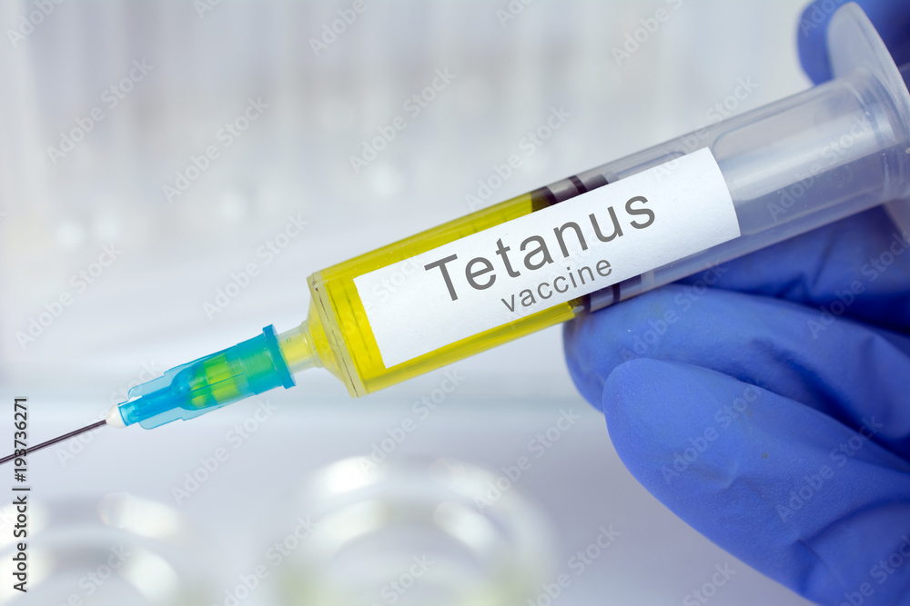 Vaccination healthcare concept. Hands of doctor or nurse in medical ...