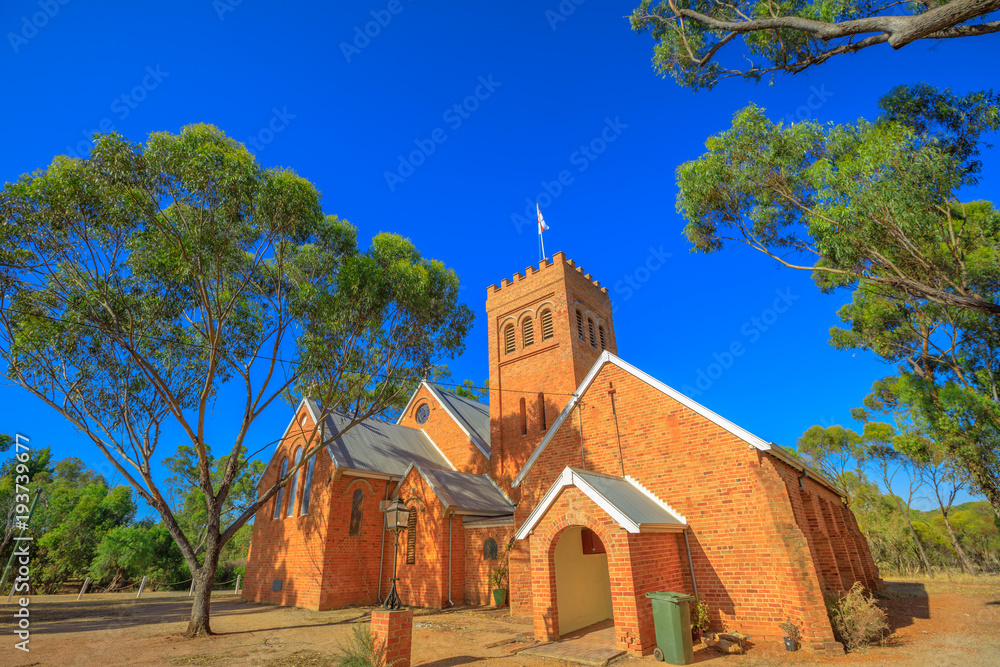 The Anglican Church of the Holy Trinity in Victorian Romanesque style ...