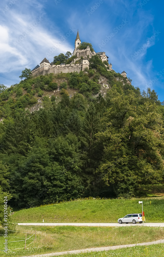 Hochosterwitz Castle - medieval castle in Austria Stock Photo | Adobe Stock
